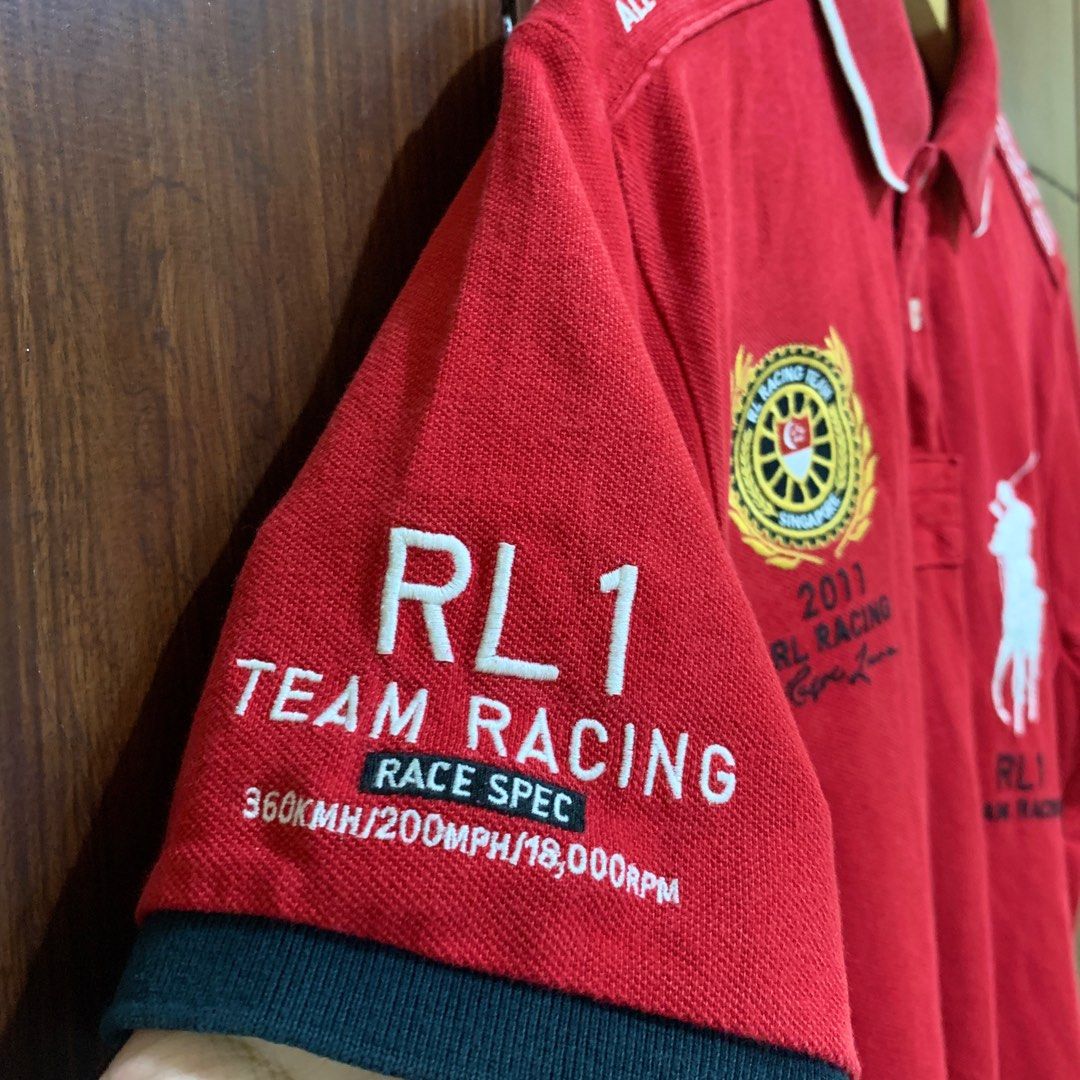 Ralph Lauren Racing Polo shirt, Men's Fashion, Tops & Sets, Tshirts ...