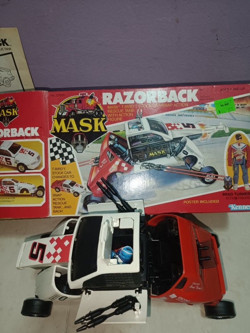 Rare M.A.S.K AUTHENTIC boxed RAZORBACK-complete, Hobbies & Toys, Toys ...