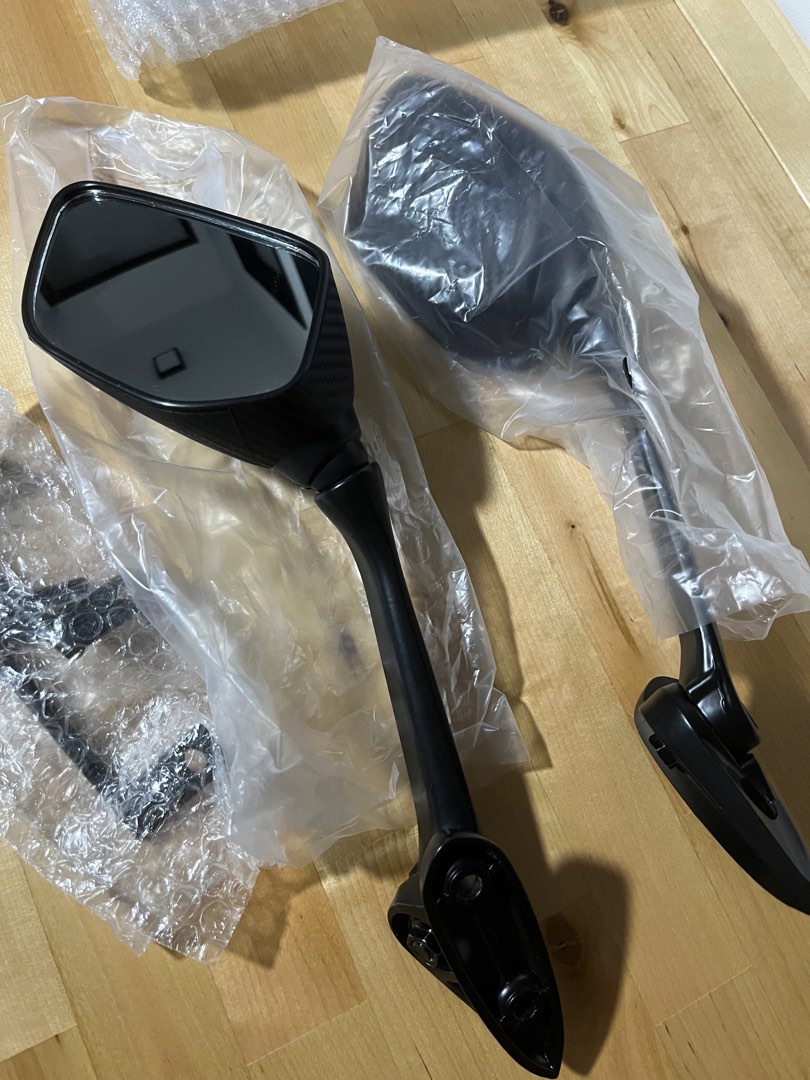 Rearview mirror carbon long stem Xmax Nmax R25R15, Motorcycles ...