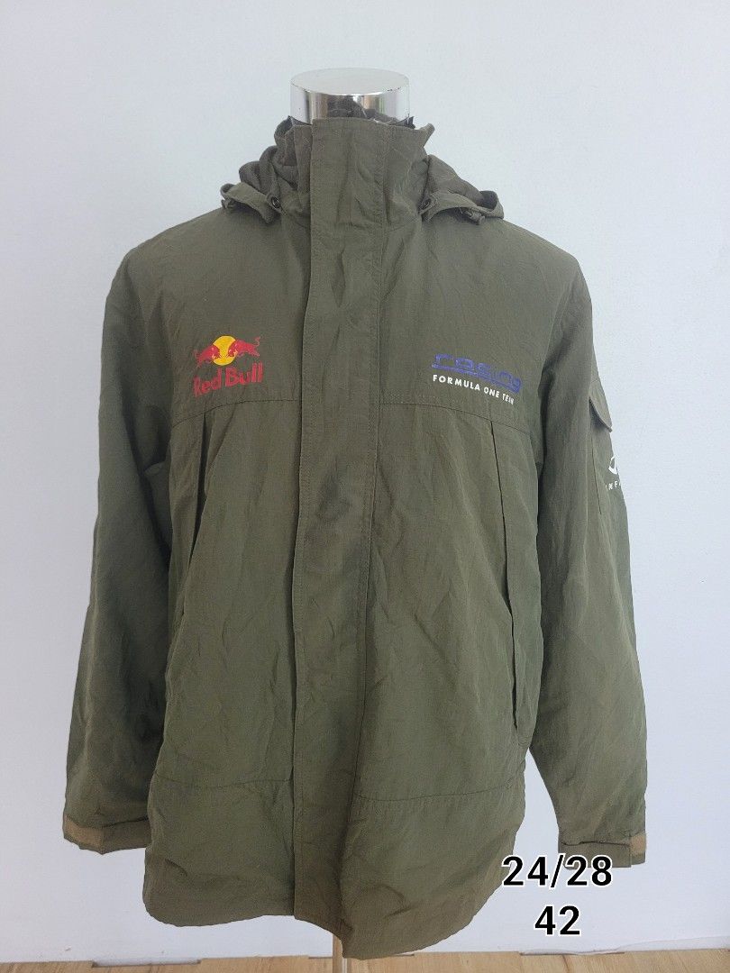 RED BULL F1 RACING TEAM WINDBREAKER JACKET, Men's Fashion, Coats ...