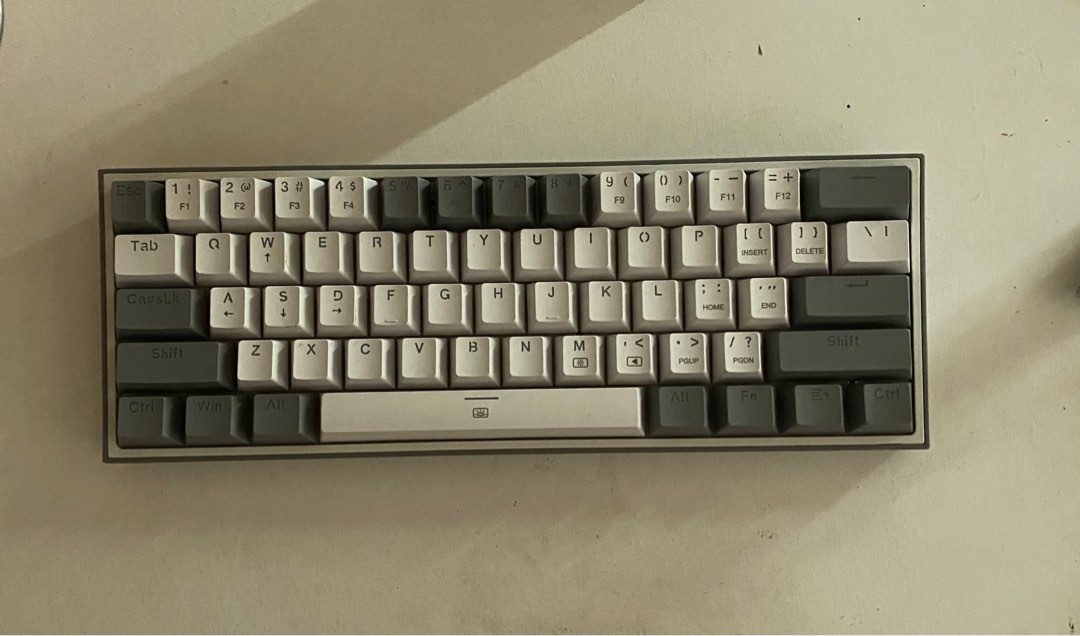 Redragon K617 Fizz 61-Key Mechanical Keyboard Red Switch Backlit RGB ...