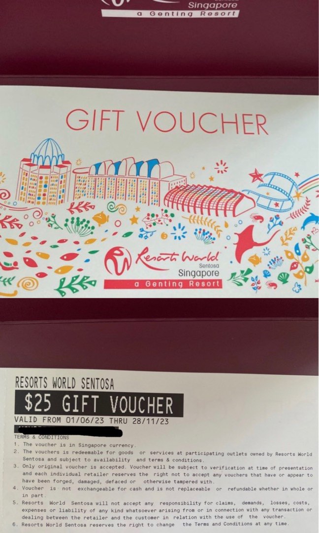 RWS Vouchers, Tickets & Vouchers, Vouchers on Carousell