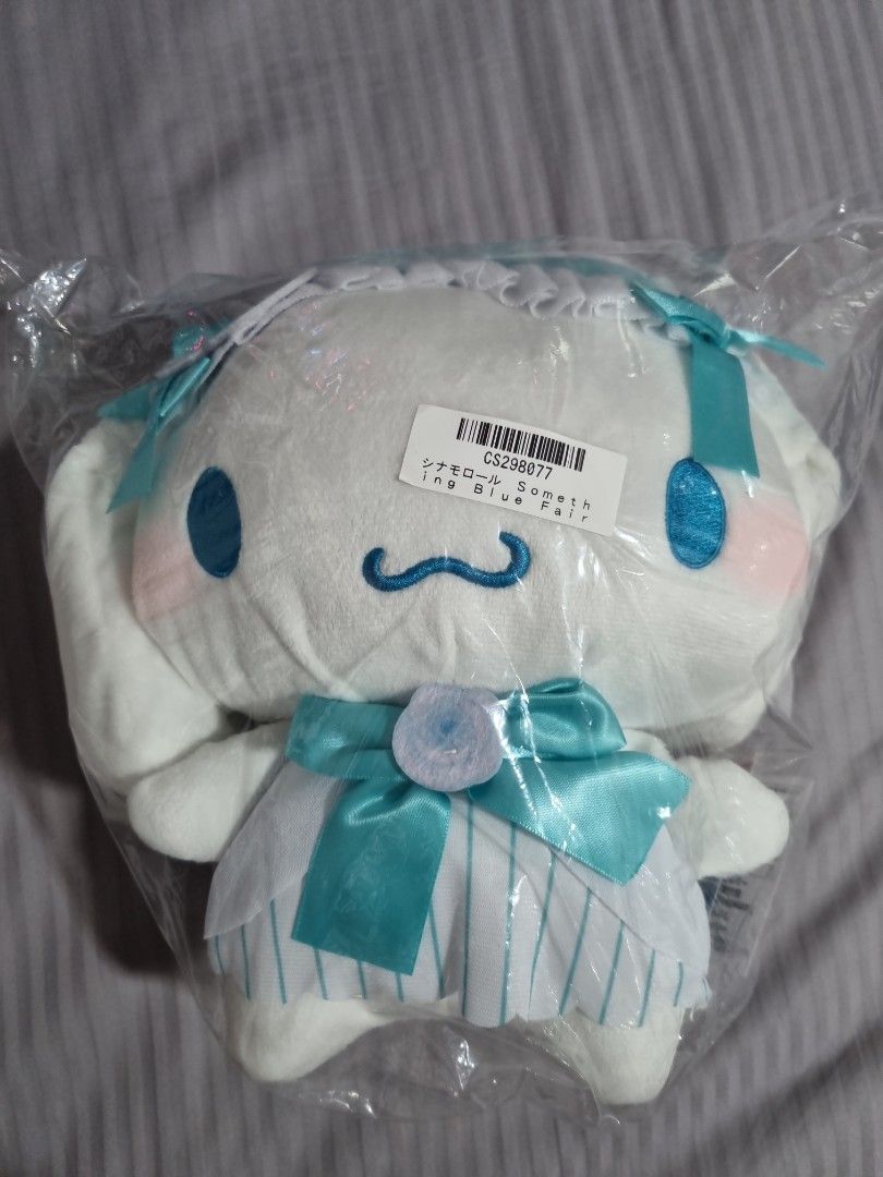Sanrio Cinnamoroll Official Plush Toy (Blue Fair Edition), Hobbies ...