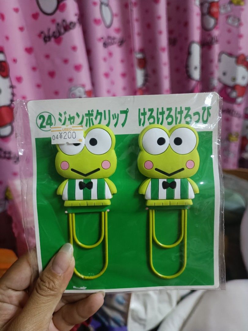 Sanrio Keroppi Paper Big Pin, Hobbies & Toys, Collectibles ...