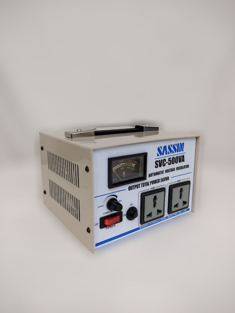 Sassin Automatic Voltage Regulator (SVC-500VA) on Carousell
