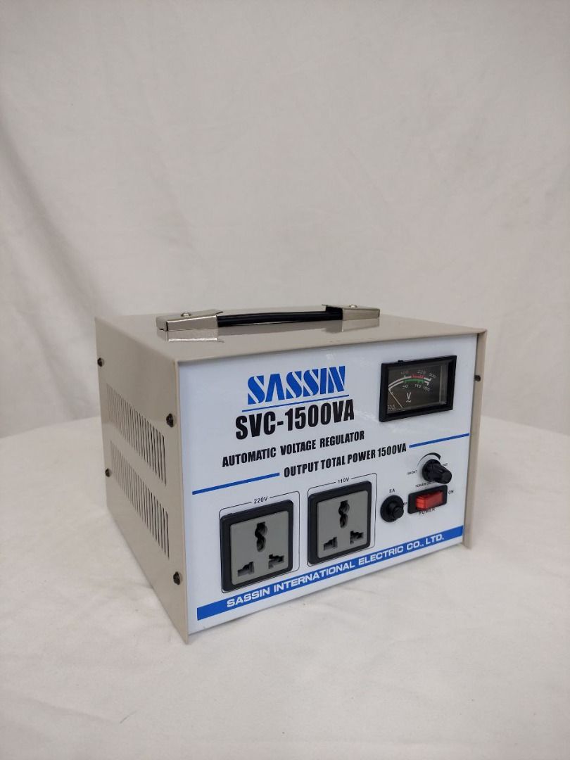 Sassin Automatic Voltage Regulator (SVC-1500VA) on Carousell