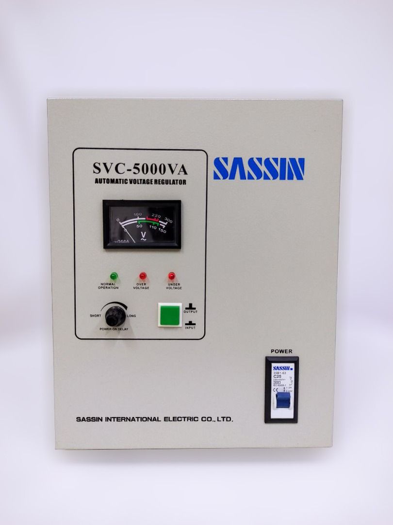 Sassin Automatic Voltage Regulator (SVC-5000VA), TV & Home Appliances ...