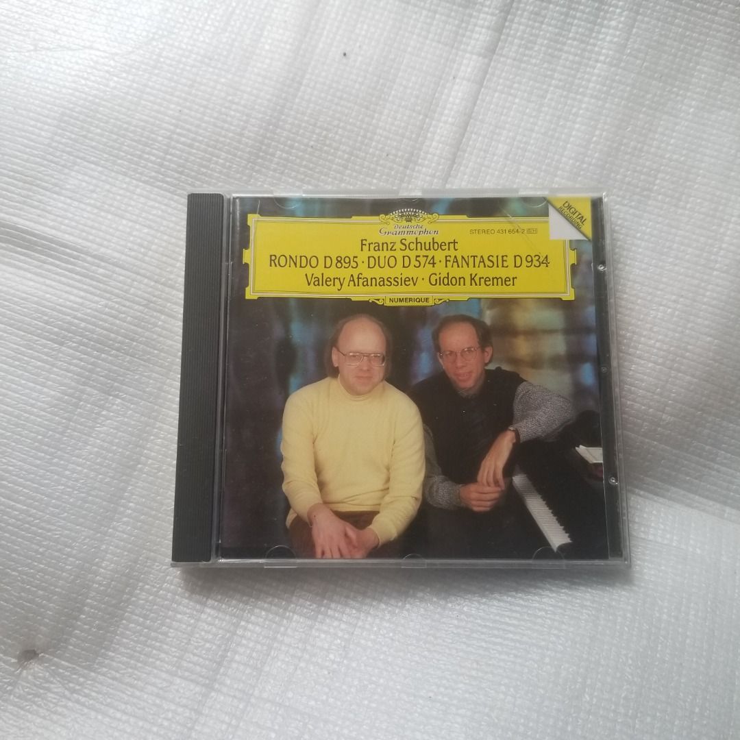 Schubert - Rondo D895, Duo D574, Fantasie D934 (Kremer, DG德國版), 興趣及遊戲 ...