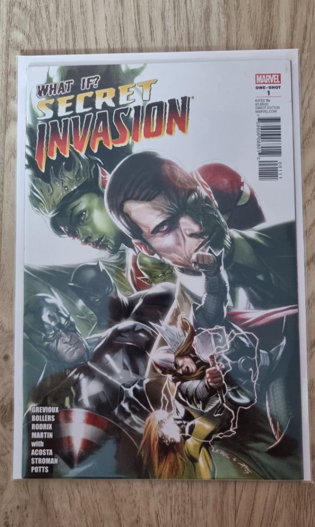 Secret invasion #1,2,4,6 with What if? Secret invasion comic, Hobbies ...