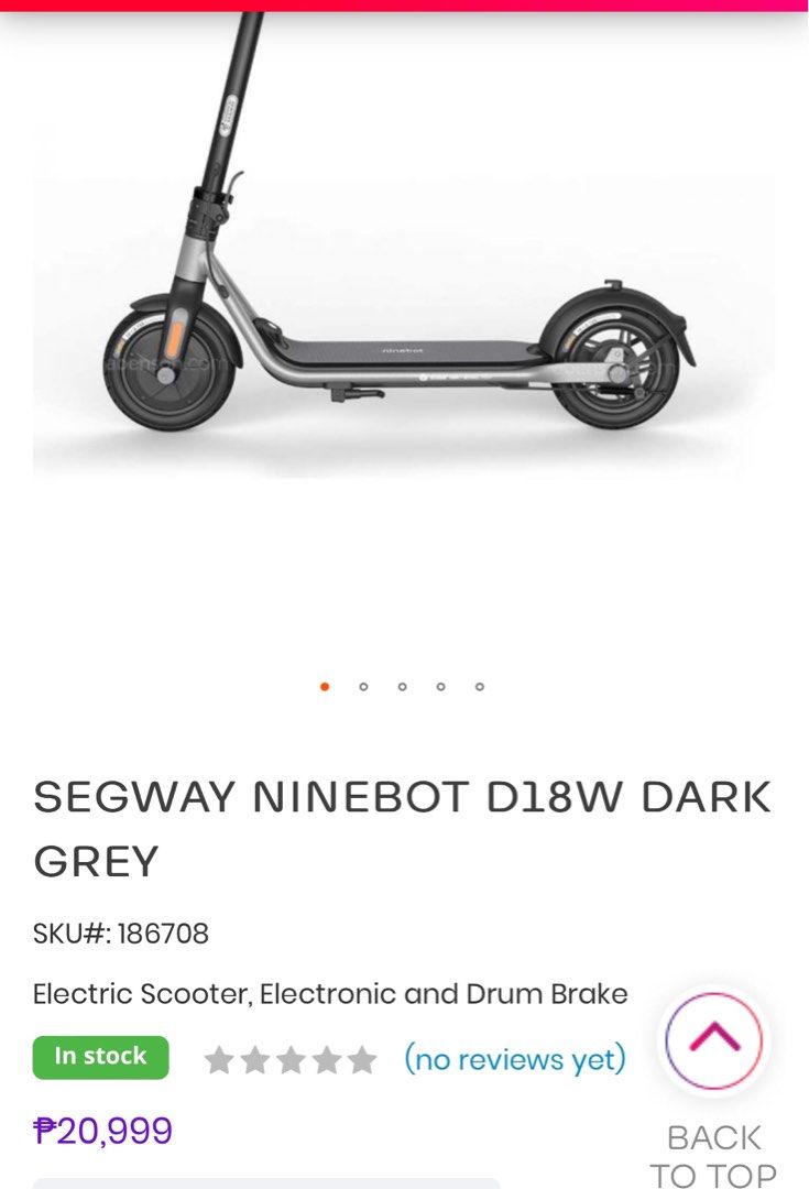 Segway Ninebot D18W Dark Grey, Sports Equipment, Sports & Games, Skates ...