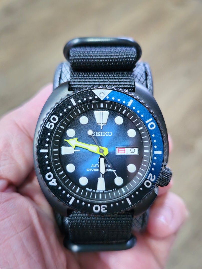 Seiko black turtle rare models on Carousell