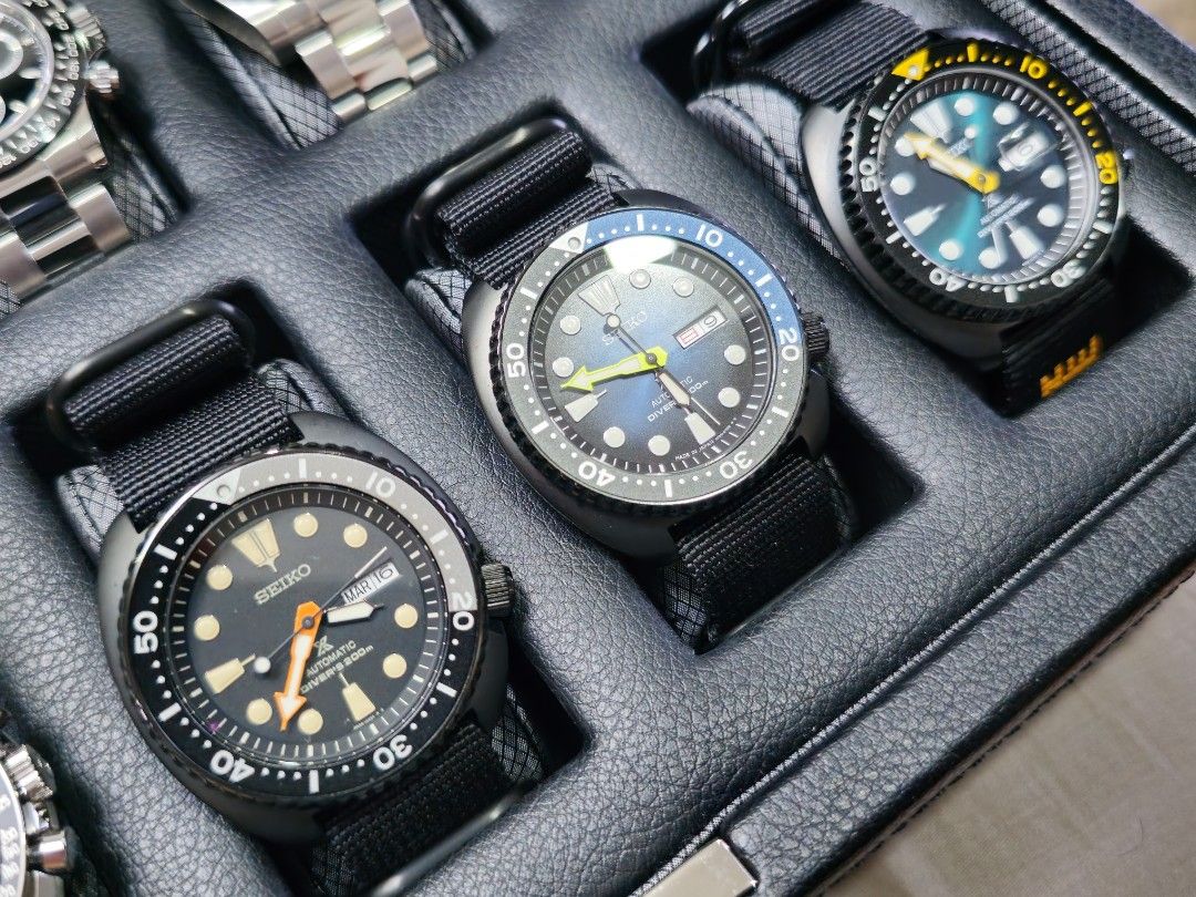 Seiko black turtle rare models on Carousell