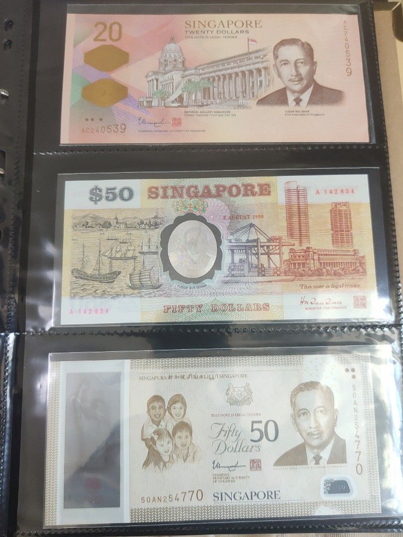 SG50 Commemorative Notes, Hobbies & Toys, Memorabilia & Collectibles ...