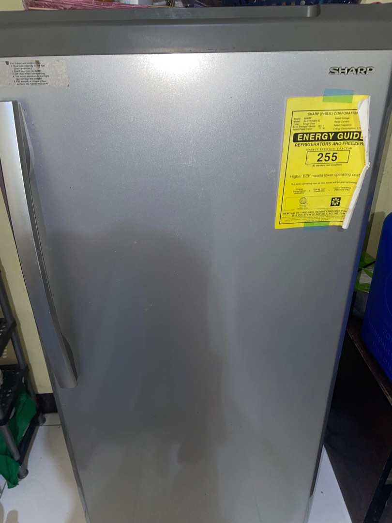 Sharp SJDTH70BS Silver Single Door, TV & Home Appliances, Kitchen ...