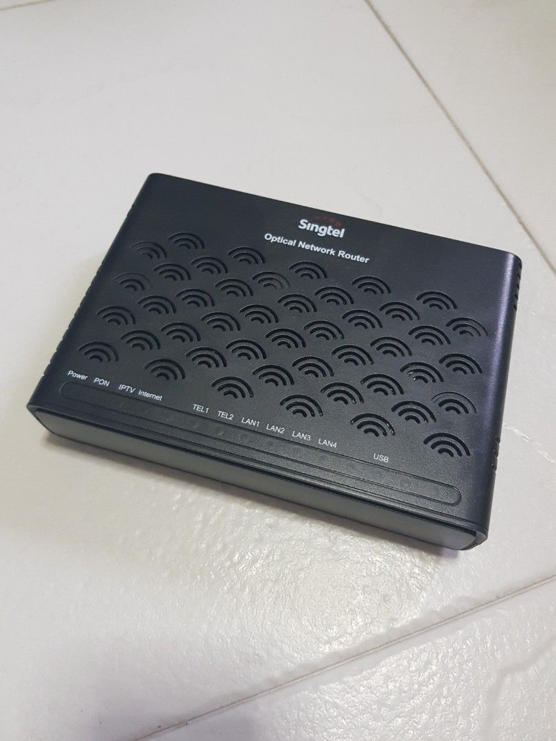 Singtel Optical Network Router, Computers & Tech, Parts & Accessories ...