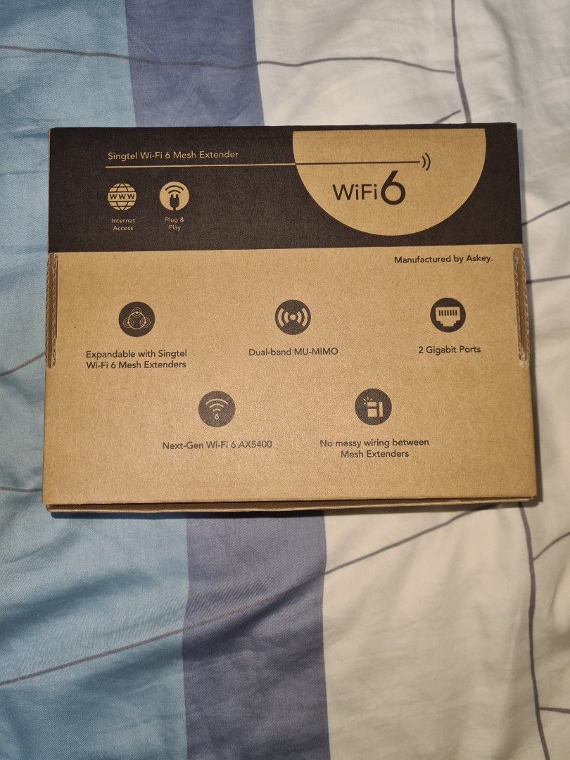 Singtel Wi-Fi 6 Mesh Extender, Computers & Tech, Parts & Accessories ...