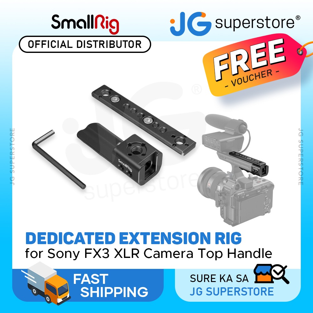 SmallRig Dedicated Extension Rig for Sony FX3/FX30 XLR Camera Top ...