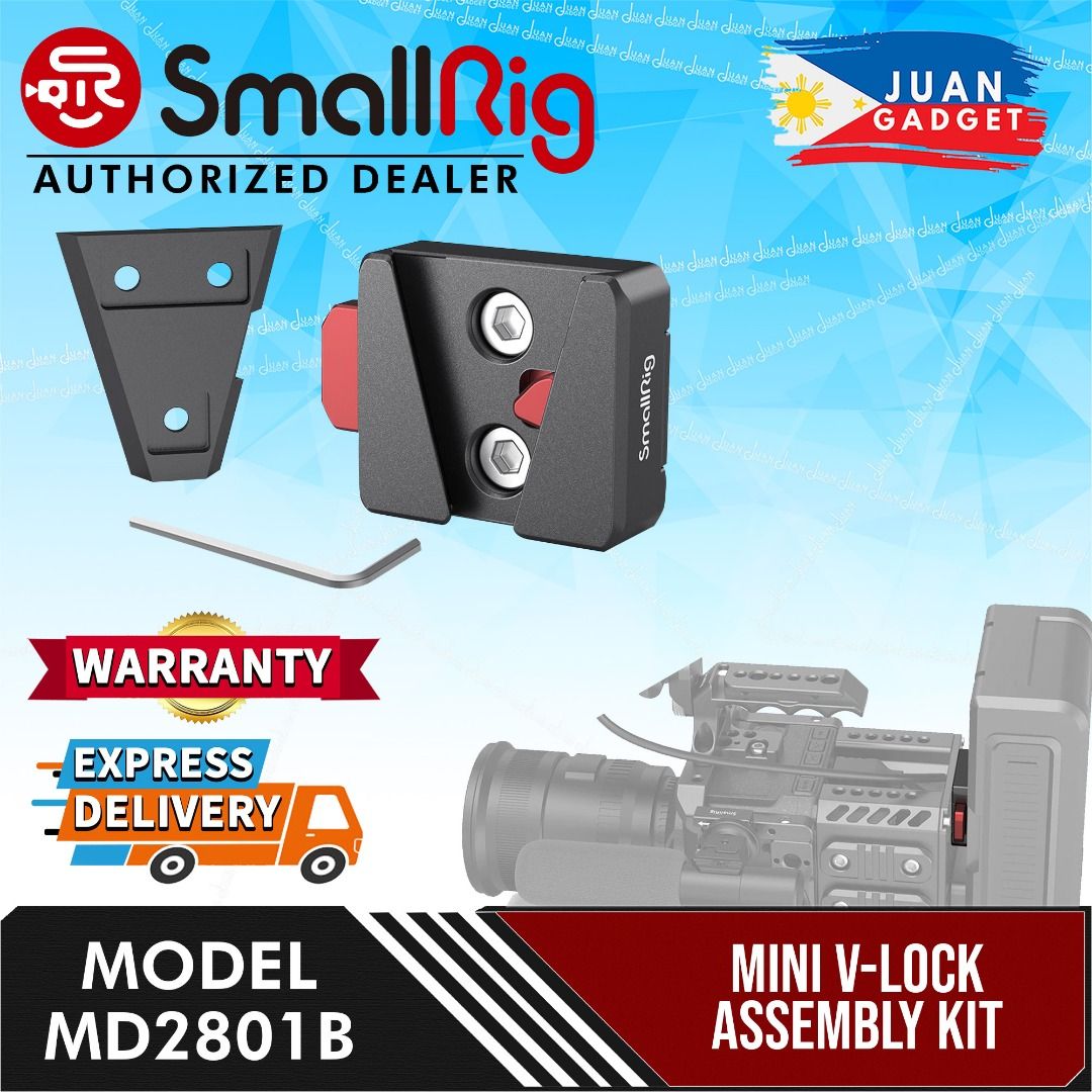 SmallRig MD2801B Mini V-Lock Assembly Kit Quick Release Plate | JG ...
