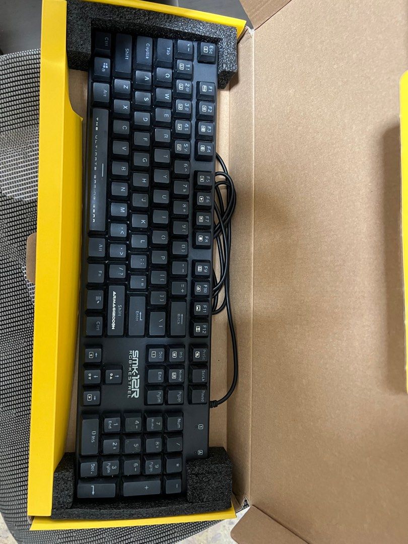 Smk-12R RGB Machanical Keyboard, Computers & Tech, Parts & Accessories ...