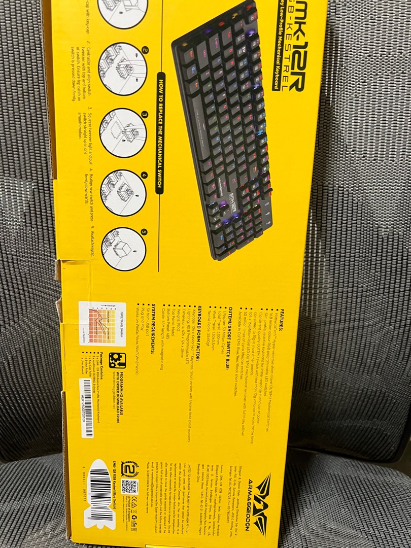 Smk-12R RGB Machanical Keyboard, Computers & Tech, Parts & Accessories ...