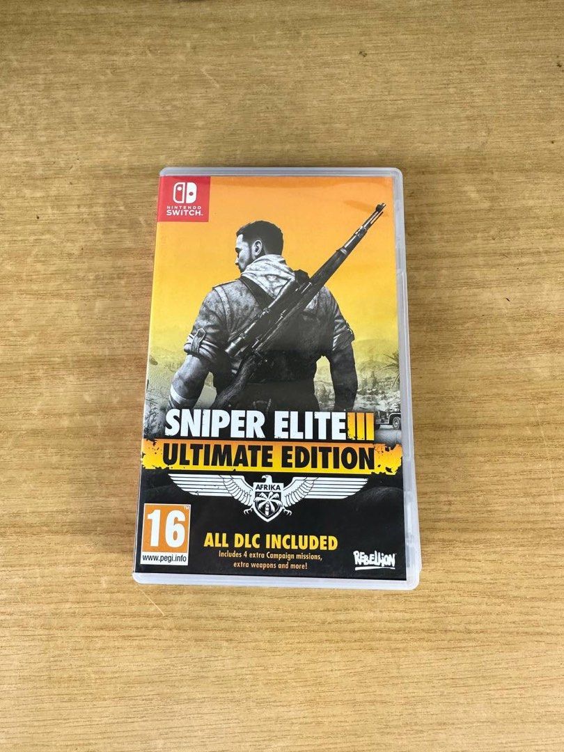 Sniper Elite 3 Nintendo Switch game, Video Gaming, Video Games ...