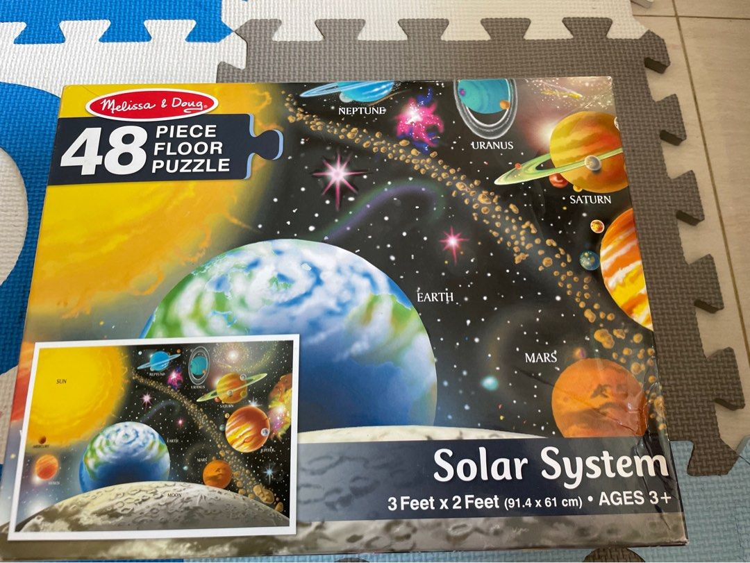 Solar system floor puzzle planets, Hobbies & Toys, Toys & Games on ...