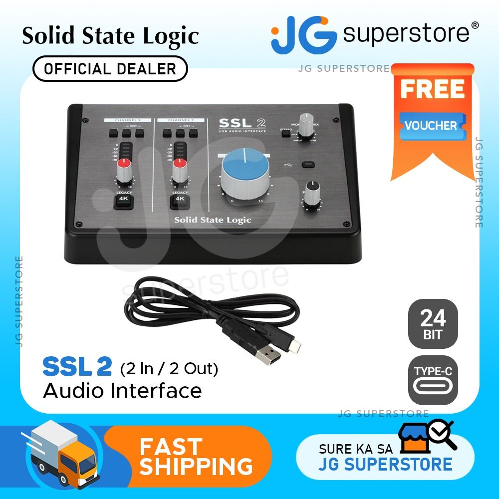 Solid State Logic SSL 2 / SSL 2+ Professional Desktop USB-C Audio ...