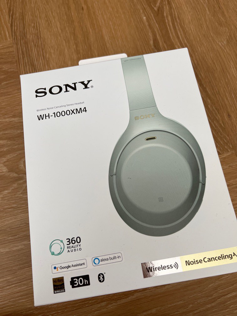 Sony WH-1000XM4 in grey / silver, Audio, Headphones & Headsets on Carousell
