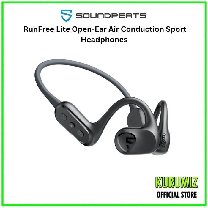SoundPEATS RunFree Lite Open-Ear Air Conduction Sport Headphones, Audio ...