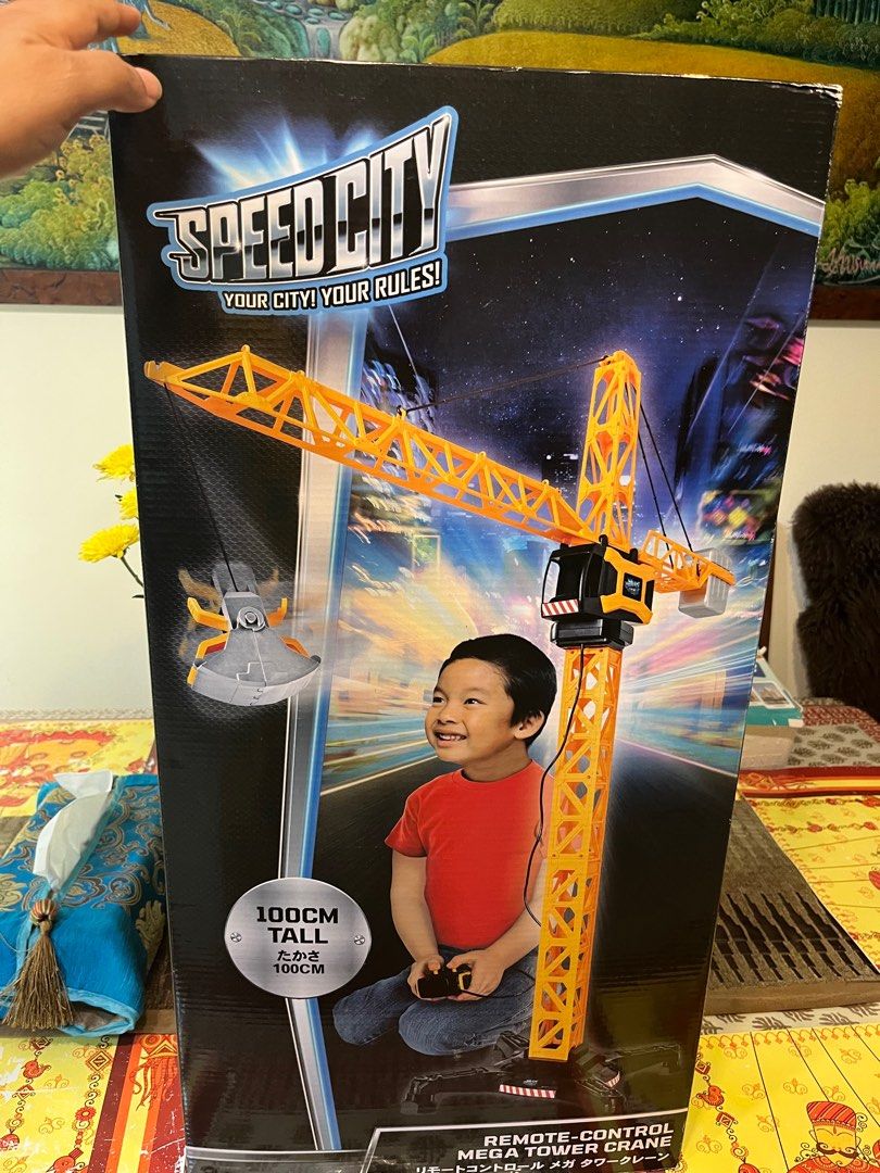 Speed city tall crane, Hobbies & Toys, Toys & Games on Carousell