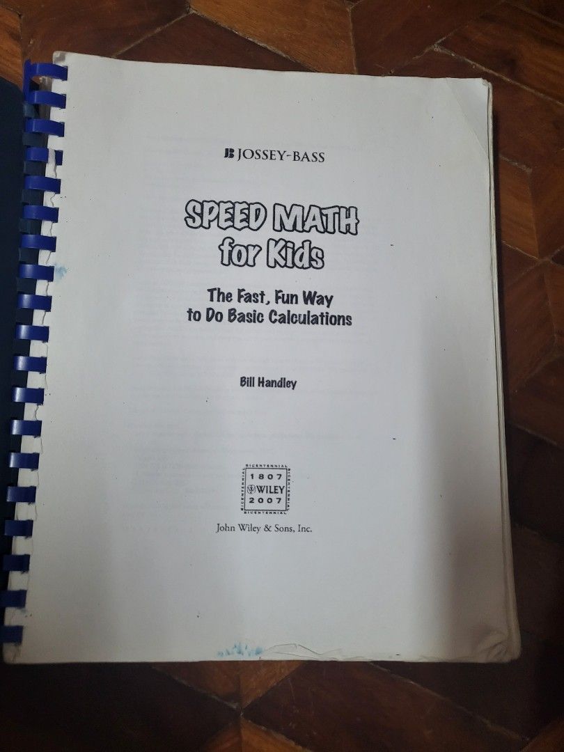 Speed math for kids, Hobbies & Toys, Books & Magazines, Textbooks on ...