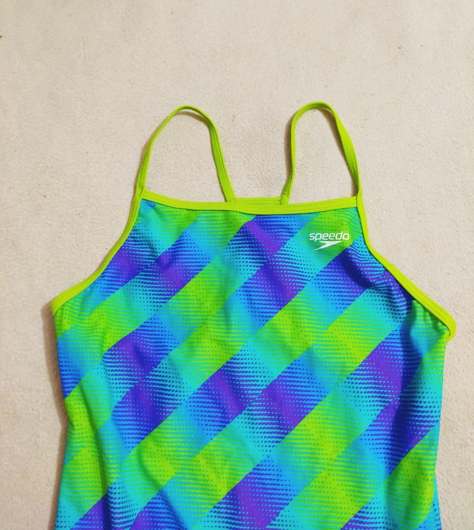 SPEEDO COLORFUL ONE PIECE TRAINING SWIMSUIT, Women's Fashion, Swimwear ...