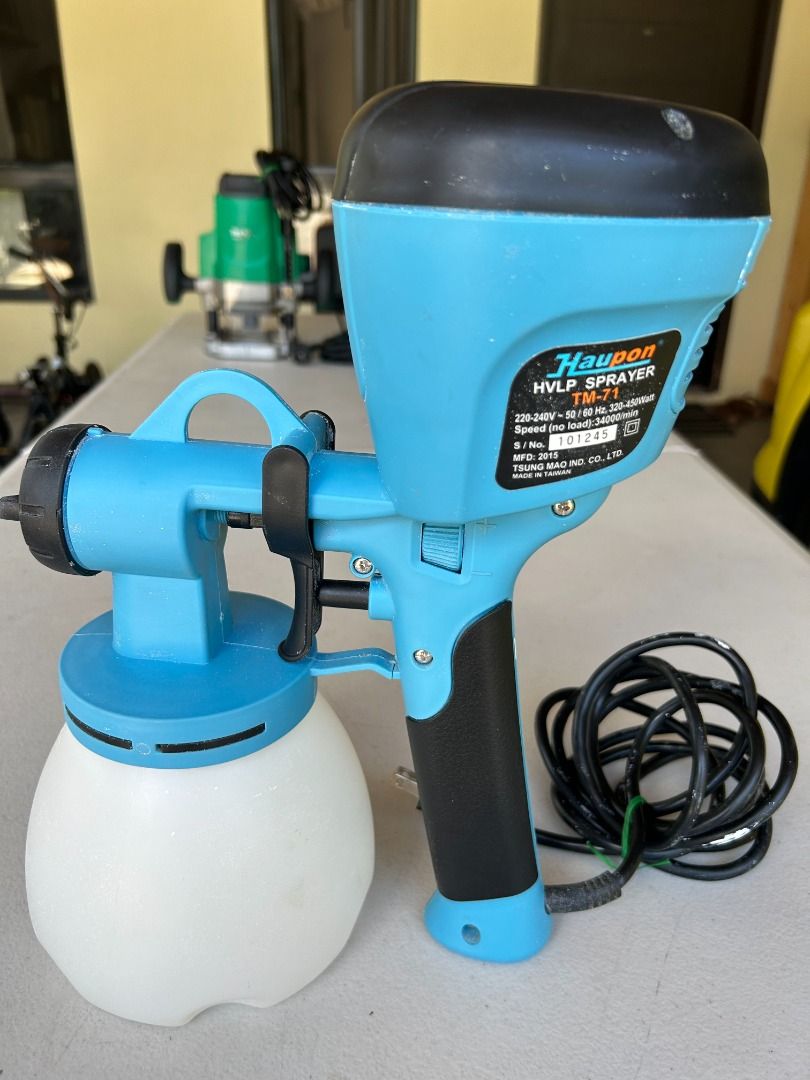 Spray Gun HVLP - Haupon, Commercial & Industrial, Construction Tools & Equipment on Carousell