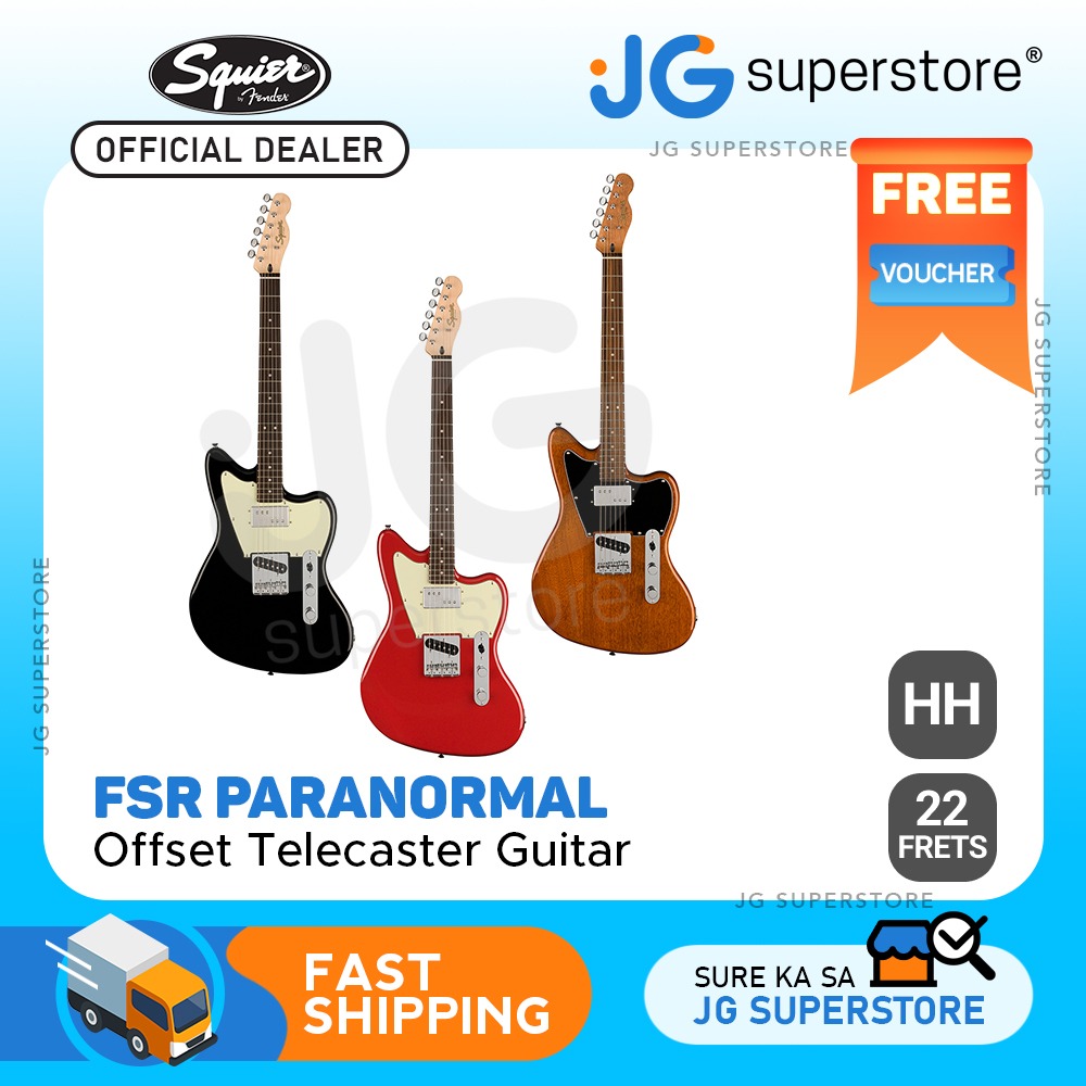 Squier by Fender FSR Paranormal Offset Telecaster 22 Fret 6 String ...