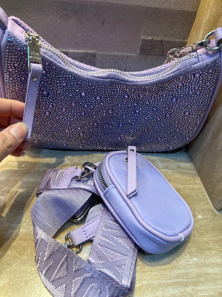 Steve madden purple ori, Barang Mewah, Tas & Dompet di Carousell