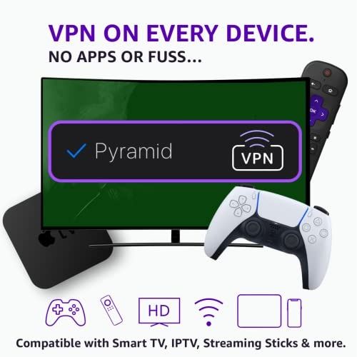 Pyramid WiFi - VPN Router for All Devices, Portable with HD Streaming ...