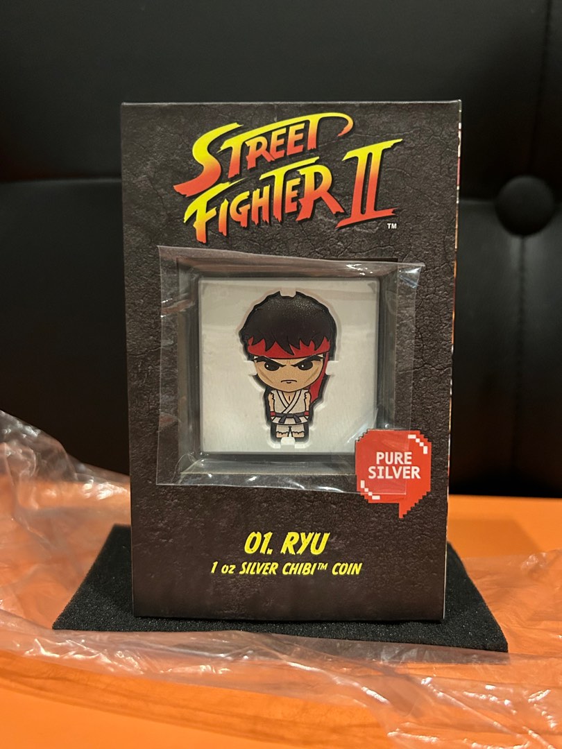 Street Fighter II Ryu 1 Oz Silver Chibi Coin, Hobbies & Toys ...
