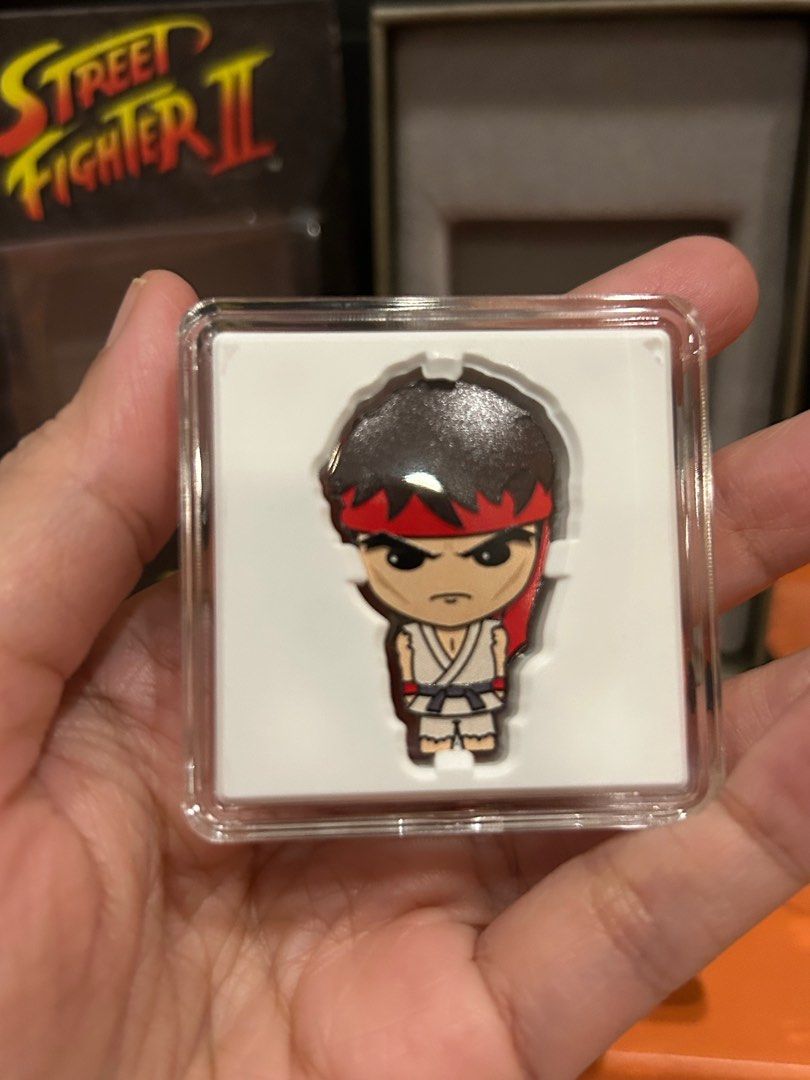 Street Fighter II Ryu 1 Oz Silver Chibi Coin, Hobbies & Toys ...