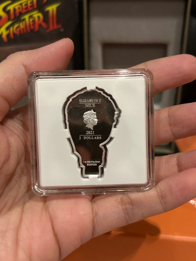 Street Fighter II Ryu 1 Oz Silver Chibi Coin, Hobbies & Toys ...