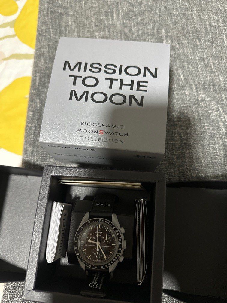 Swatch x Omega Bioceramic Moonswatch 'Mission to the Moon', Luxury ...