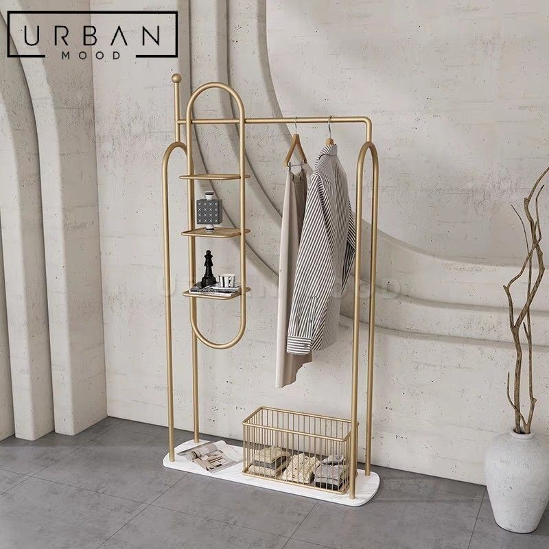 SYLVIE Modern Clothes Rack, Furniture & Home Living, Furniture, Shelves ...