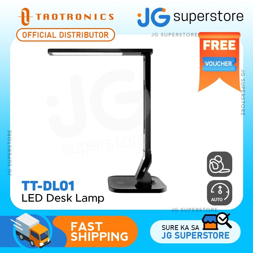 TaoTronics Multi-Function LED Desk Lamp with 4 Unique lights, 5 Custom ...