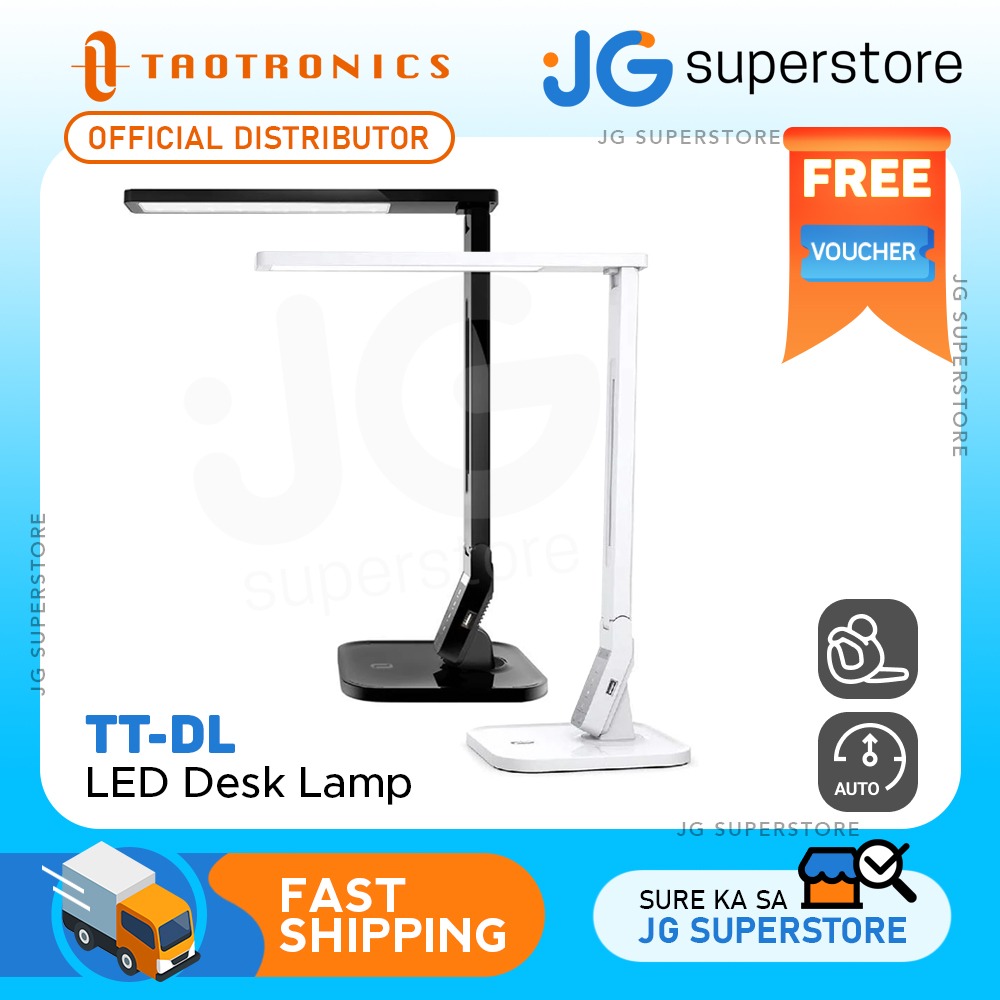 TaoTronics Multi-Function LED Desk Lamp with 4 Unique lights, 5 Custom ...