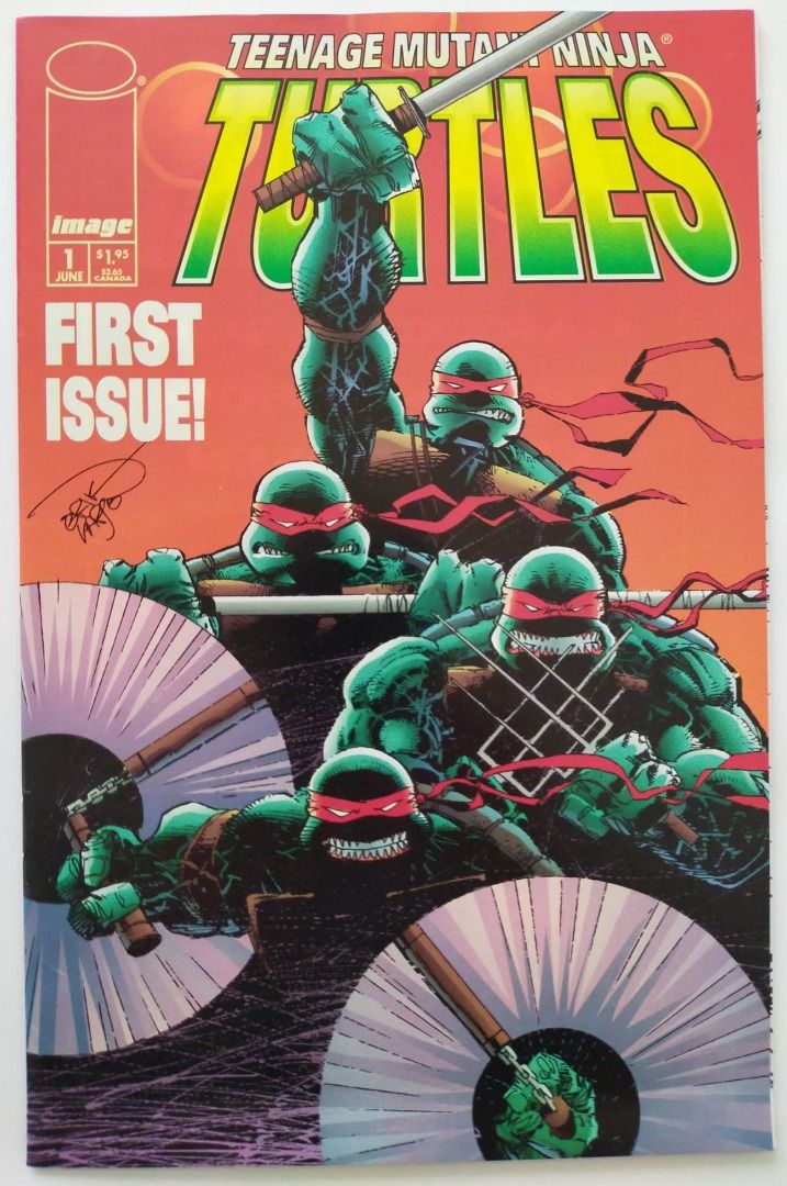 TEENAGE MUTANT NINJA TURTLES #1 - Image Comics June 1996, Hobbies ...