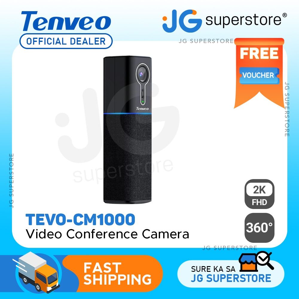 Tenveo ConferenceCam 2K Full HD Conference Camera with AI Face ...