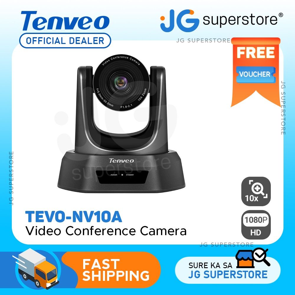 Tenveo NV10A 1080P HD PTZ Video Conference Camera with 10X Optical Zoom ...