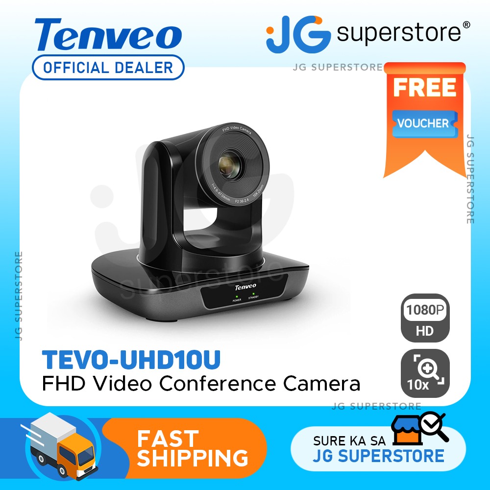 Tenveo UHD10U FHD 1080P USB PTZ Video Conference Camera with Pan & Tilt ...