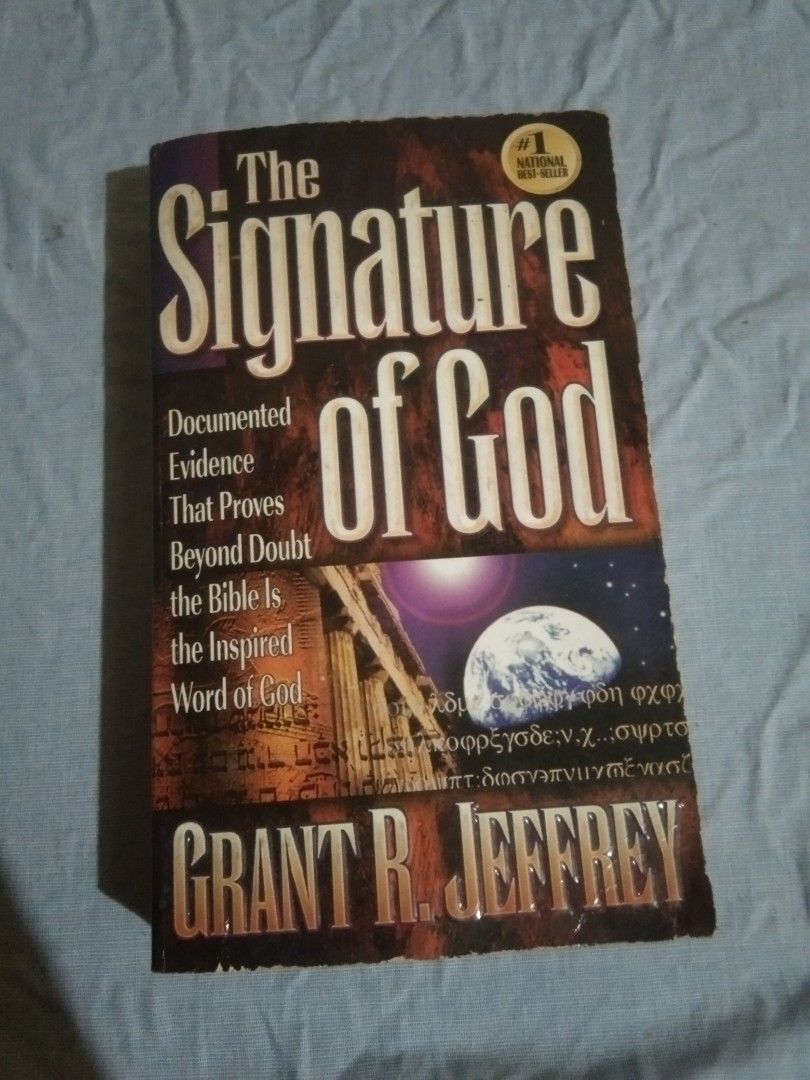 The Signature of God book sale on Carousell
