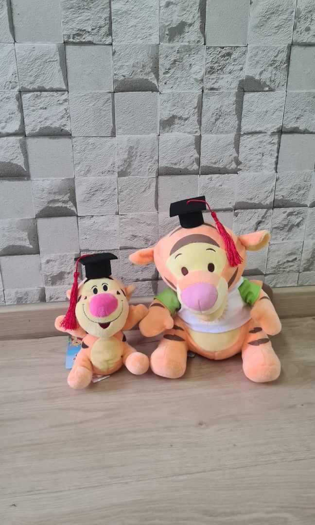 Tigger Graduation plushie, Hobbies & Toys, Toys & Games on Carousell