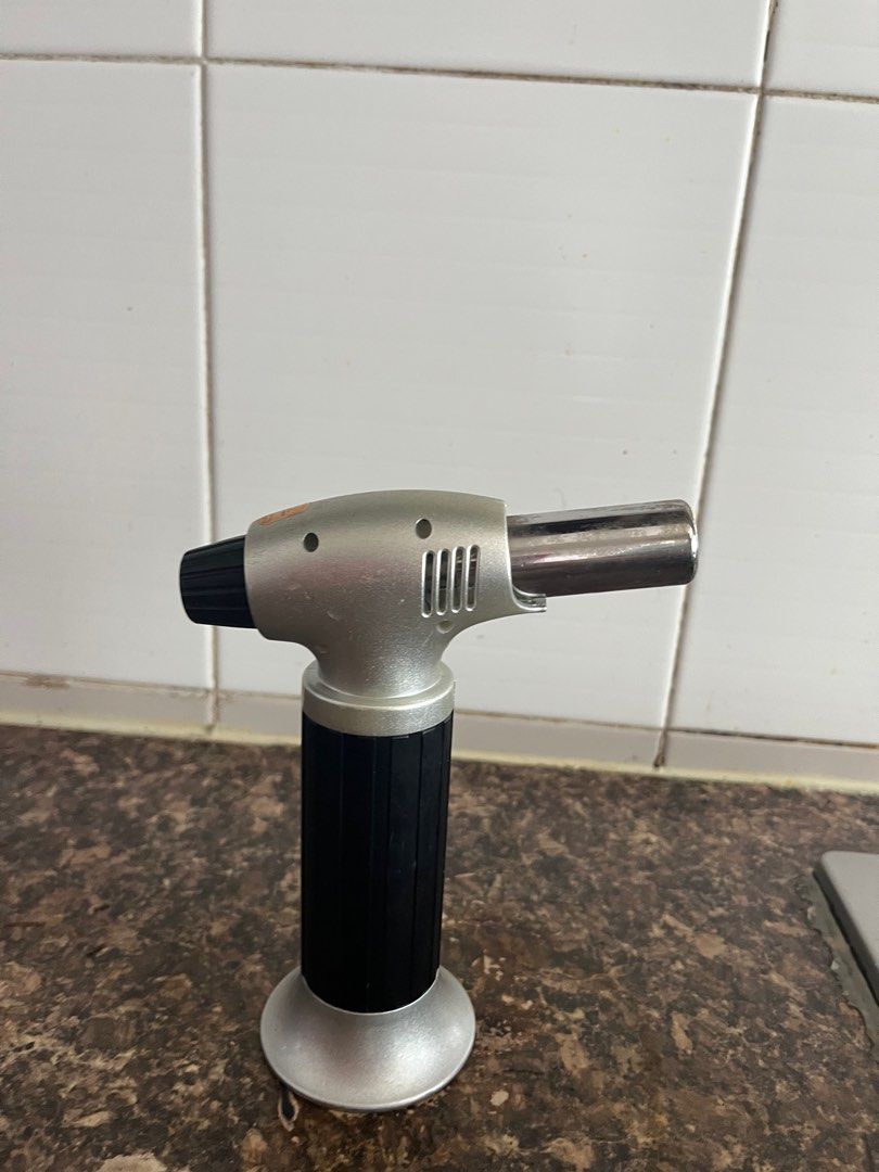 Torch gas gun for cooking with 3 refills, TV & Home Appliances, Kitchen ...